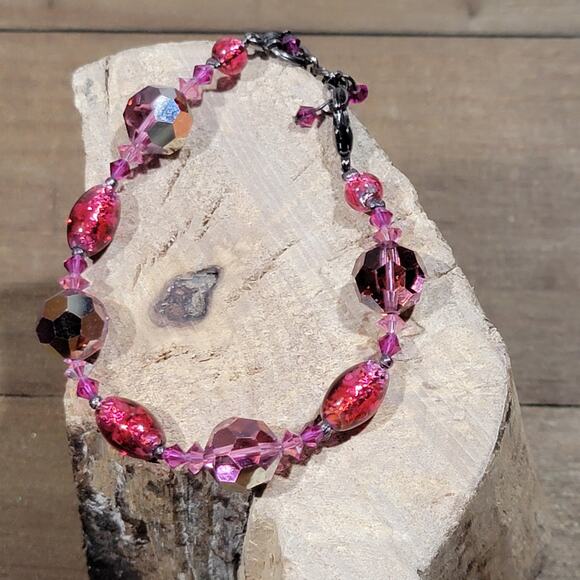 Dabby Reid | Jewelry | Gorgeous Sparkly Dabby Reid Swarovski Pink ...